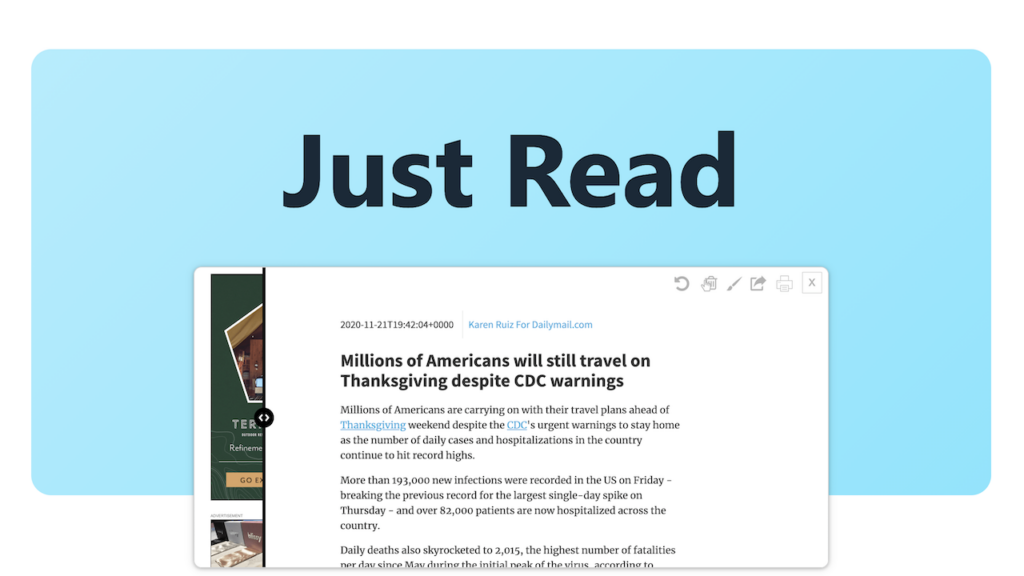 Enhance Your Reading Experience with the Just Read Chrome Extension ...